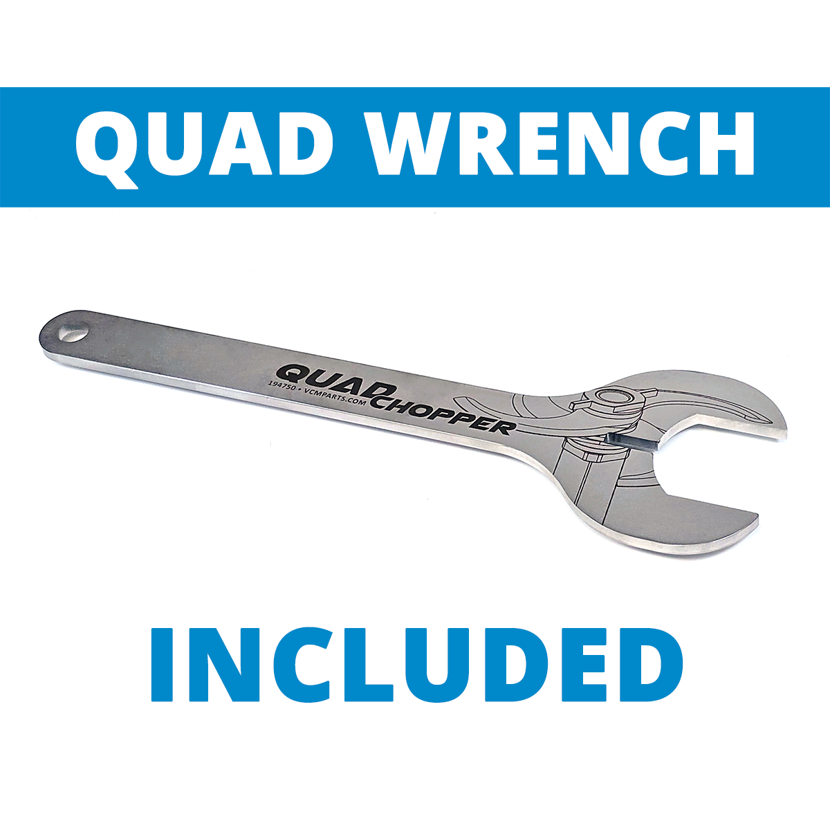 JPM Quad Chopper Assembly - 4 Blade Chopping for Stephan / Hobart VCM ...