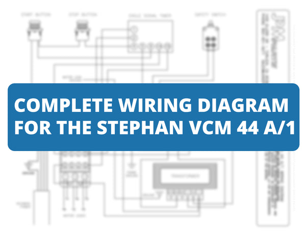 Complete Wiring Diagram for the Stephan VCM 44 A/1 - Easy to Read – JPM ...